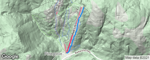 Troll's Face Skiing Trail - Quesnel, British Columbia