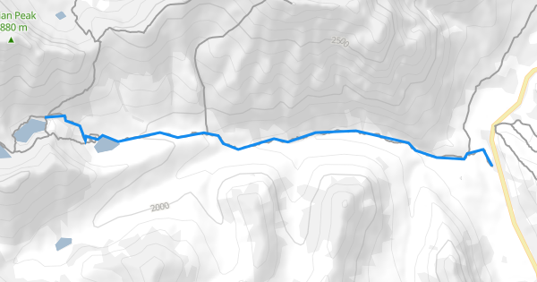 Lillian Lake Trail Hiking Trail - Canmore, Alberta