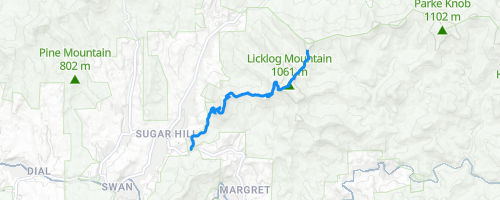 Benton MacKaye & Duncan Ridge Trail Hiking Trail - - Georgia