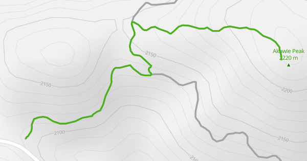 Akawie Peak Trail Hiking Trail - Valyermo, California