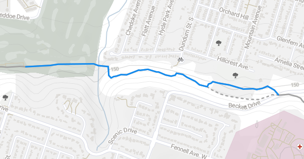 Bruce Trail (Beckett Drive to Chedoke Golf Course) Hiking Trail ...