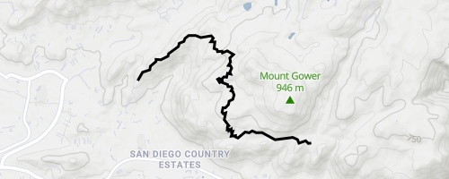 Mt. Gower Traverse Multi Trail - Ramona, California