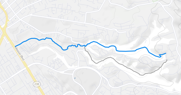 Hayward Plunge Trail Mountain Biking Trail - Hayward, CA