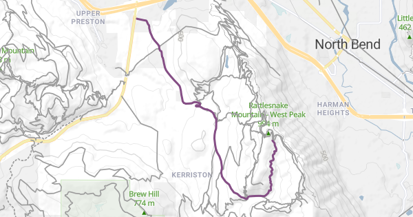 Rattlesnake Rd. Mountain Biking Trail - Snoqualmie
