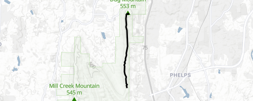 Pinhoti Trail - Dug Mountain Multi Trail - Dalton, GA