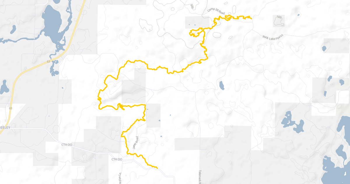 Rideplan: Camp 38 Trailhead - Birkie Lodge OO | Trailforks