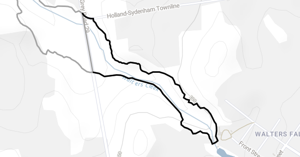 Walters Falls Side Trail Hiking Trail - Chatsworth
