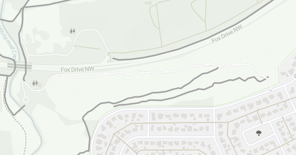 Whitemud traverse Mountain Biking Trail - Northwest Edmonton