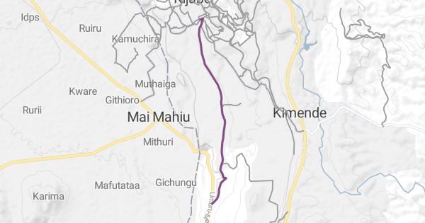 Old Kijabe Hospital Road Multi Trail - Kijabe