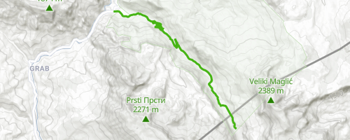 Perućica trail Mountain Biking Trail - Foca
