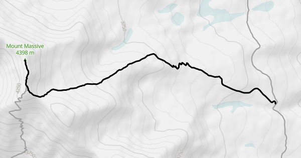 Mount Massive Hiking Trail - Lake County - Colorado