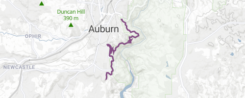 Robie Point Fuel Break Trail Mountain Biking Trail - Auburn