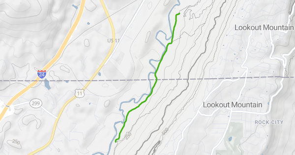 Lower Truck Trail Mountain Biking Trail - Chattanooga