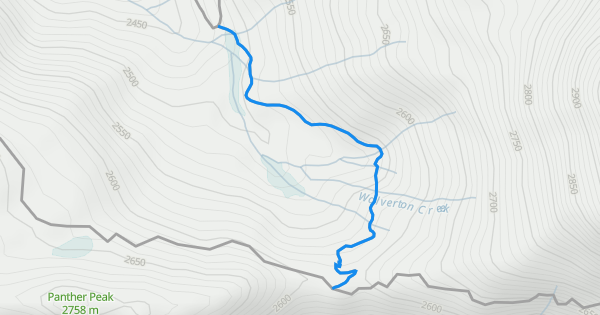 Panther Gap Trail Hiking Trail - Three Rivers, California