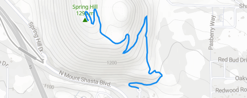 Spring Hill Trail Hiking Trail - Mount Shasta, California
