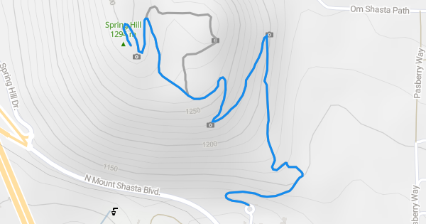 Spring Hill Trail Hiking Trail - Mount Shasta, California