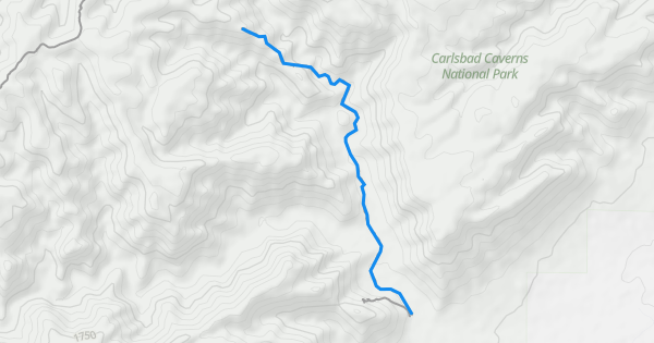 Slaughter Canyon Trail Hiking Trail - Carlsbad, NM