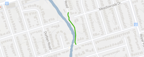 Mimico Creek Trail Multi Trail - Etobicoke, Ontario