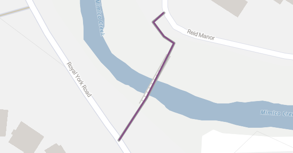 Mimico Creek Bridge Multi Trail - Etobicoke, Ontario