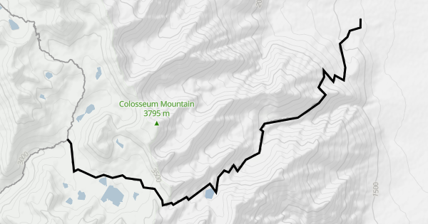 Sawmill Pass Hiking Trail - Inyo County - California