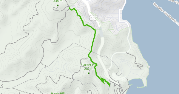 SCA Trail Hiking Trail - Sausalito, California