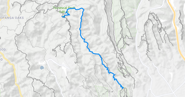 Backbone Trail - Will Rogers to Temescal Ridge Mountain Biking Trail ...