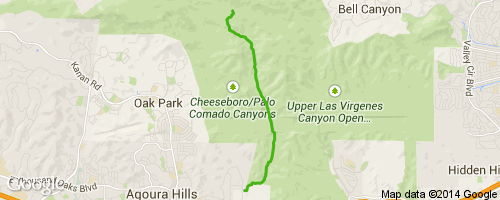 Cheeseboro Canyon Trail Mountain Biking Trail - Thousand Oaks