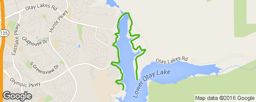 Lower Otay Lake Trail Mountain Bike Trail - Chula Vista
