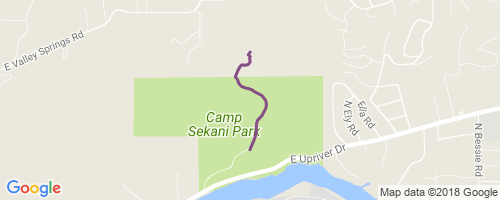 Camp Sekani/Downhill Course Access Road Mountain Biking Trail - Spokane