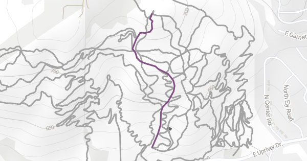 Camp Sekani/Downhill Course Access Road Mountain Biking Trail - Spokane