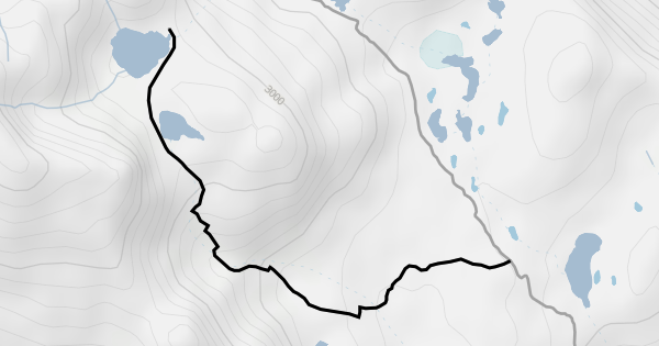 Emily Lake Hiking Trail - Mammoth Lakes, California