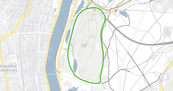 Hippodrome de Longchamp Mountain Biking Trail - Paris