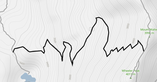 Wheeler Peak Summit Trail Hiking Trail - Taos Ski Valley