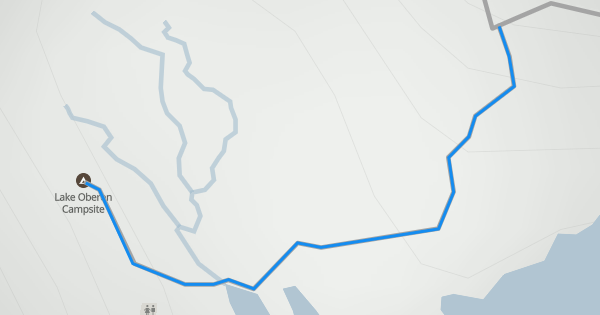 Lake Oberon Campsite Track Hiking Trail - Maydena