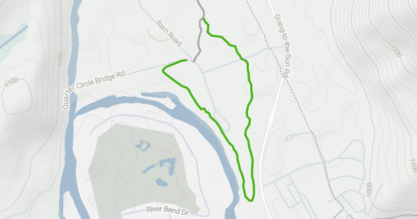 Apgar Flats Horse Trail Horseback Trail - Apgar, Montana