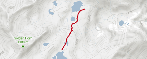 Upper Ice Lake Hiking Trail - Silverton, Colorado