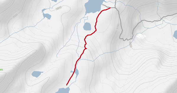 Upper Ice Lake Hiking Trail - Silverton, Colorado