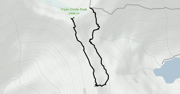 Triple Divide Peak Hiking Trail - - Montana | Trailforks