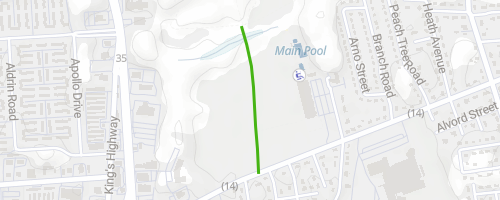 Sweetbriar Trail Hiking Trail - Eatontown, New Jersey