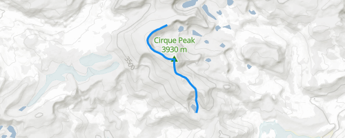 Cirque Peak Traverse Hiking Trail - Whitney Portal, CA