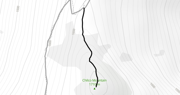 Chilco Mountain Summit Trail Hiking Trail - Athol, ID