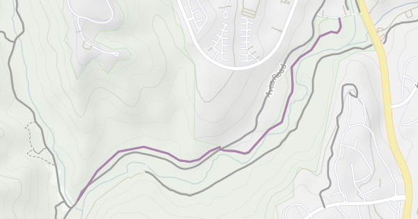 Aliso Canyon Bike Route Mountain Biking Trail - Laguna Niguel, CA