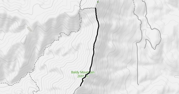 Bridger Ridge Trail (Baldy to Saddle) Hiking Trail - Bozeman