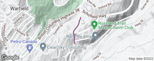 Access Trail Mountain Biking Trail - Warfield, BC