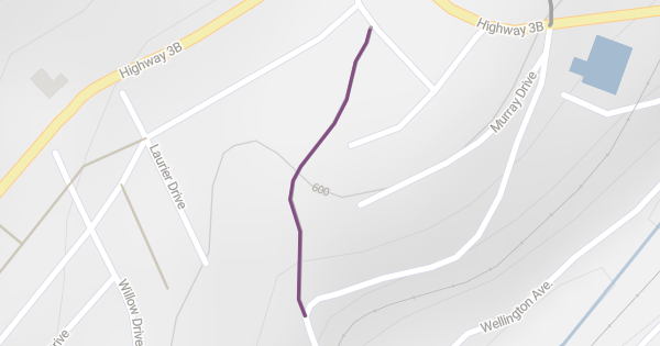 Access Trail Mountain Biking Trail - Warfield, BC