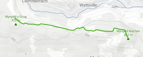 Rhymney Valley Ridgeway Climb Mountain Biking Trail - Newport