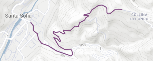 salita Collina di Pondo Mountain Biking Trail