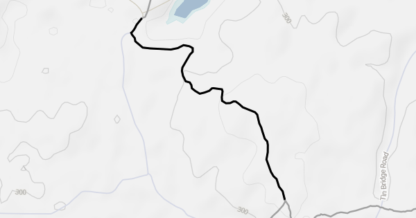 Fisherman Road to Shingle Mill Pathway Mountain Biking Trail - Vanderbilt