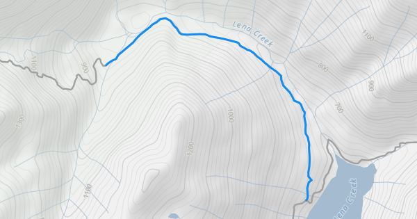 Upper Lena Lake Trail Hiking Trail - - Washington