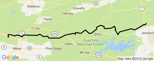 Ouachita Recreation Trail Mountain Biking Trail - Mena, AR